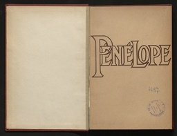 Bibliothèques de la Ville de Paris - Pénélope : poème lyrique en trois ...